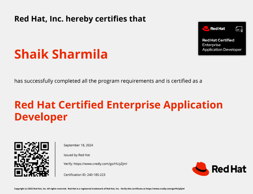 Sharmila's portfolio